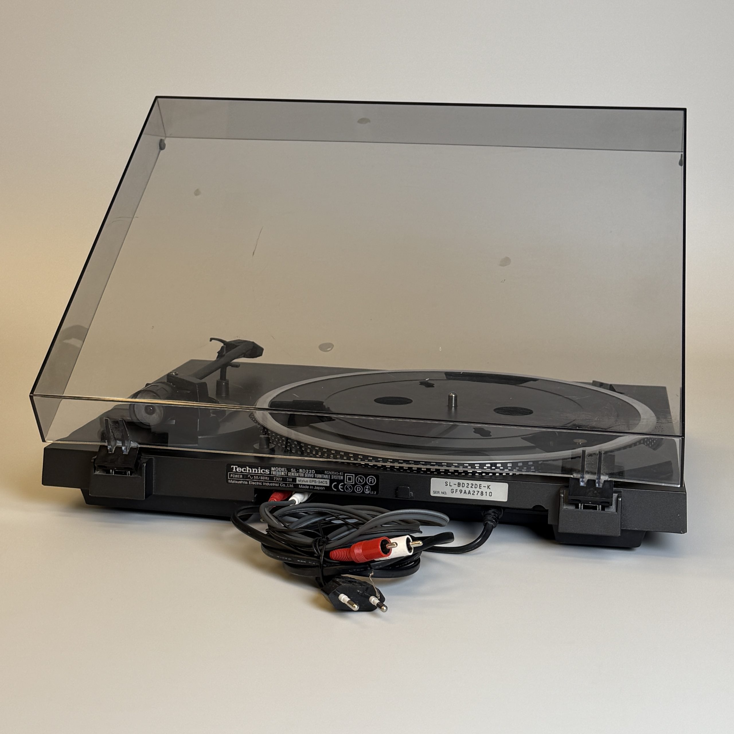 TECHNICS SL-BD22D, PLATENSPELER (TWEEDEHANDS) – akerpresents.nl